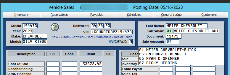 Autosoft DMS Release 8.1.5 (May 21, 2023)