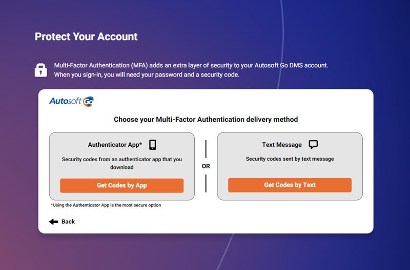 Logging In Using Multi-factor Authentication For The First Time