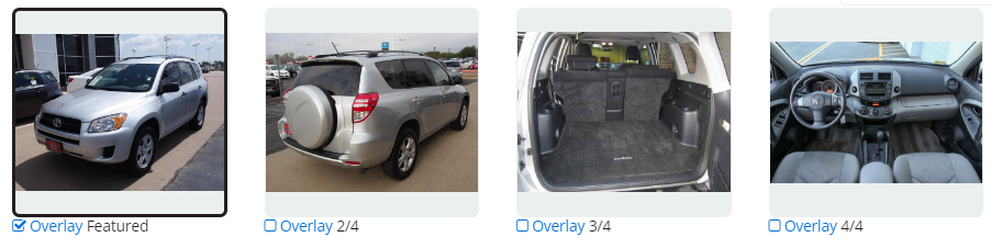 Applying Overlays to Vehicle Images