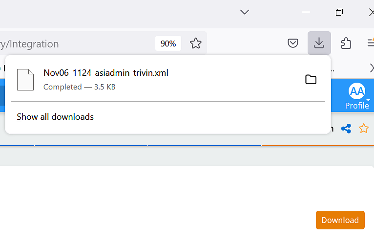 Using the TriVIN Integration