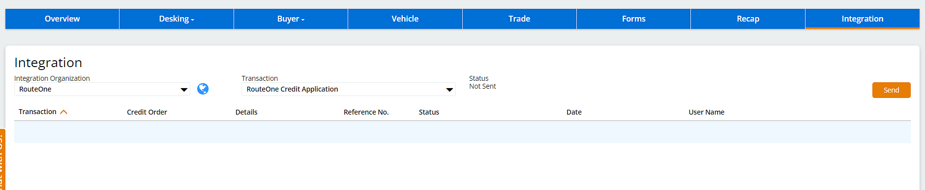Submitting Credit Applications to RouteOne
