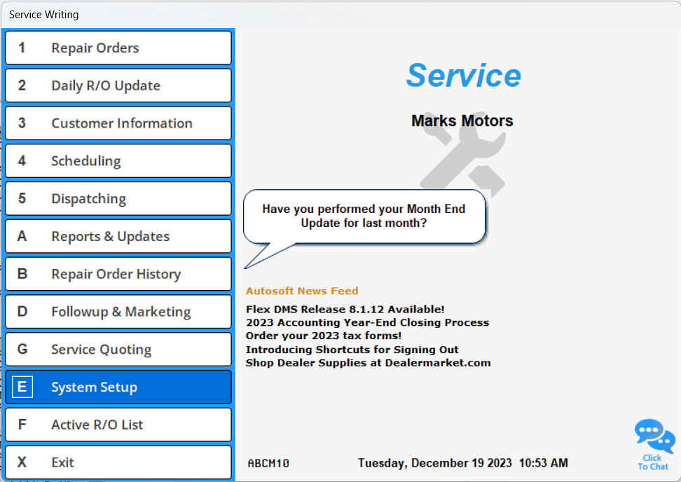 Adding Messages To Repair Orders